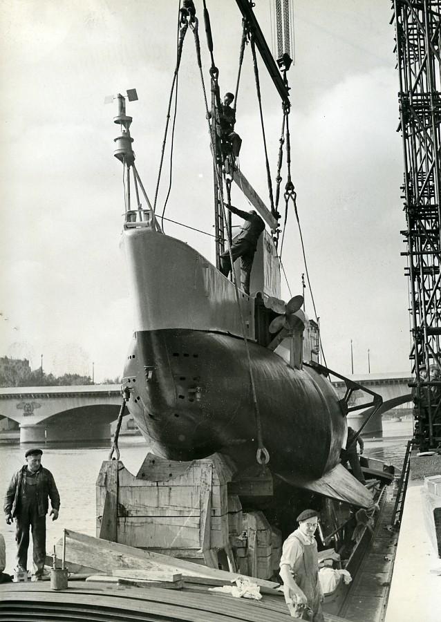 France Paris Nautical Show Bathyscaphe Deep-sea Submersible Old Photo ...