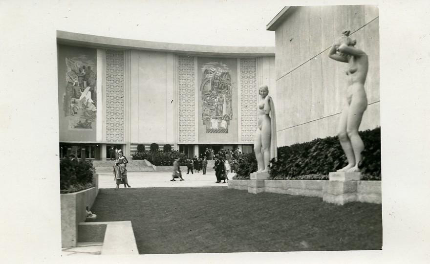 Belgium Brussels World Fair Statues Pavilion Old Photo RPPC 1935 by ...