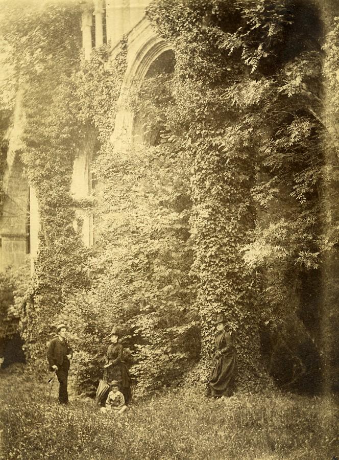 France Normandy Ruins of Valmont Abbey Abbaye Old Photo 1890 by ...