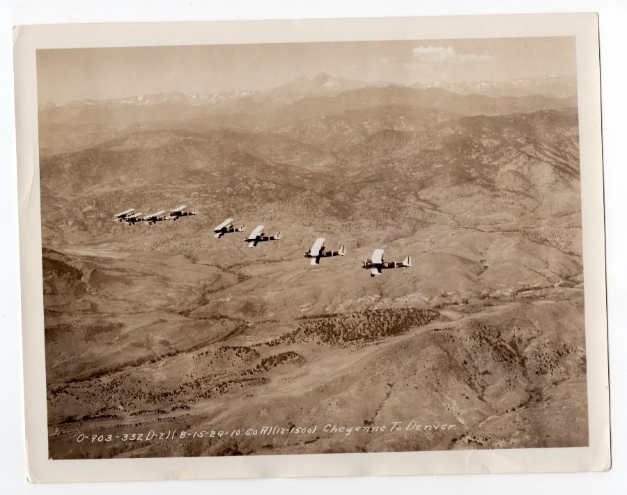 USA US Army Air Corps Aerial Maneuvers Flight Aviation Old Photo 1929 ...