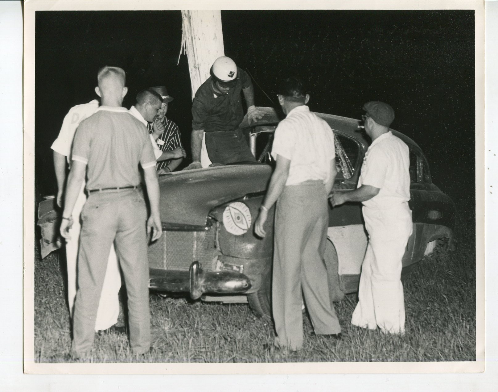 Mt Clemens Speedway-Hudson Hornet Crash-8x10-Racing Photo: Photograph ...
