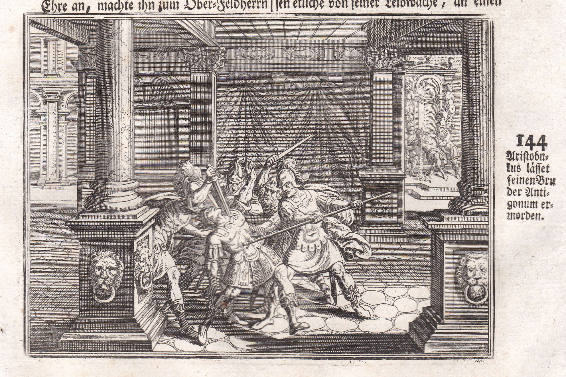 "Aristobulus lasset seinen Bruder Antigonum ermorden" - Aristobulos ...