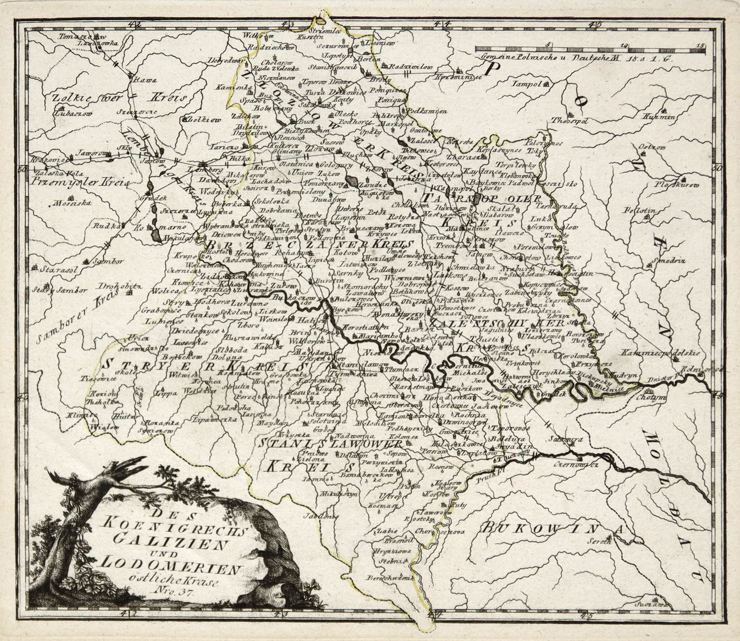 karte des koenigreiches galizien - ZVAB