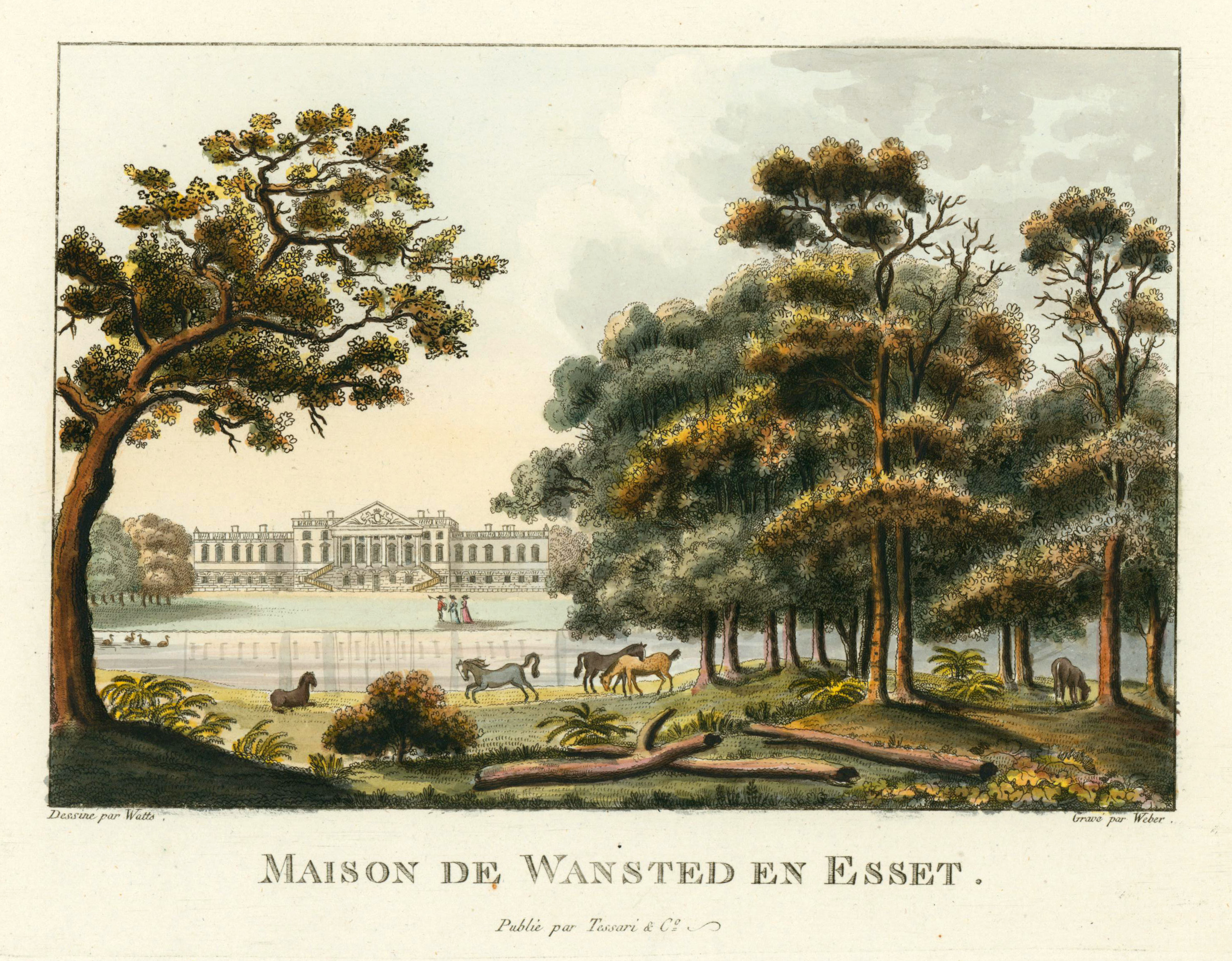 Maison de Wansted en Esset . von London: Wanstead:: Kunst / Grafik ...