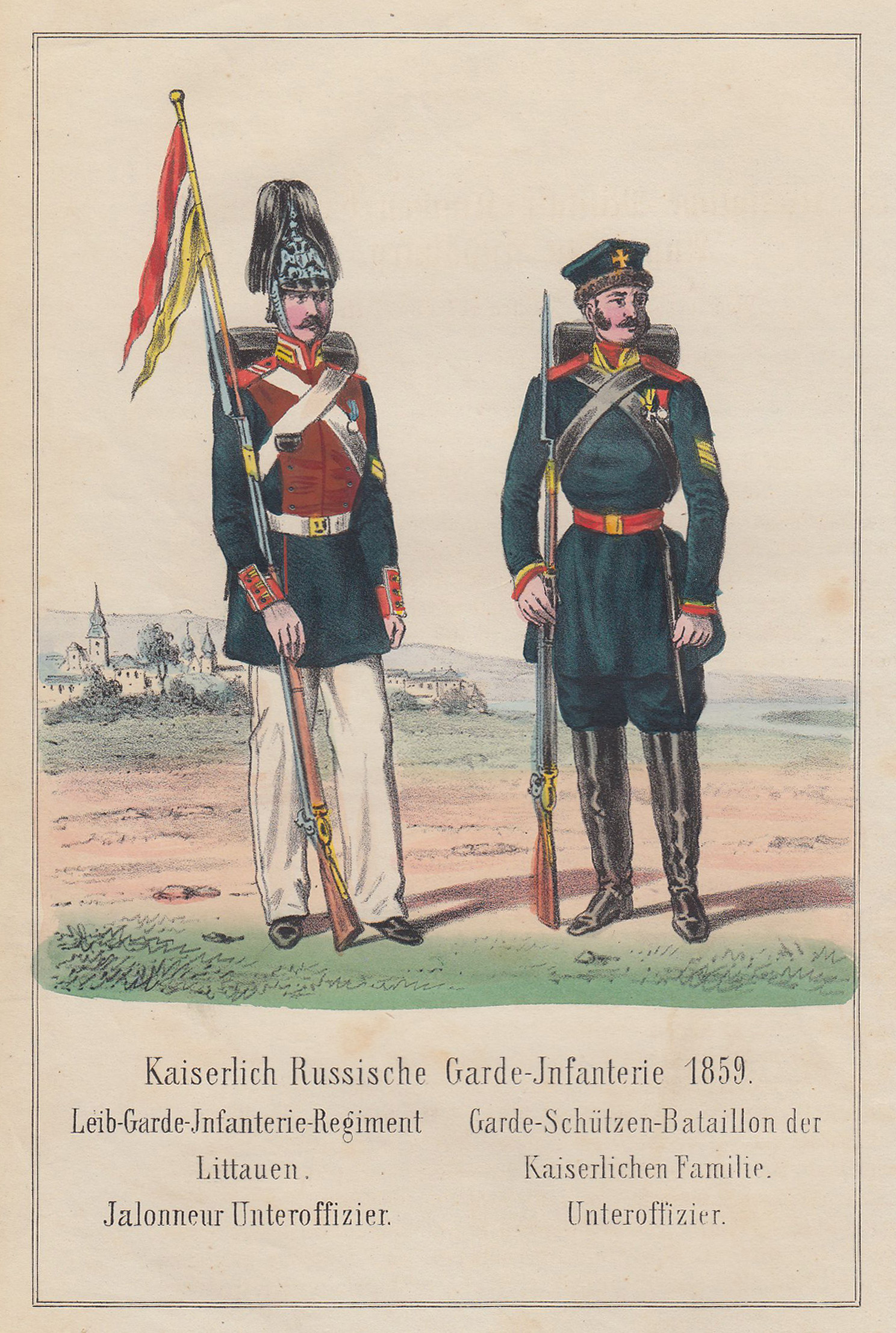 Kaiserlich Russische Garde-Infanterie 1859. Leib-Garde-Infanterie ...