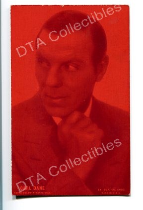 CARL DANE-ARCADE CARD-1920 G: (1920) Photograph | DTA Collectibles