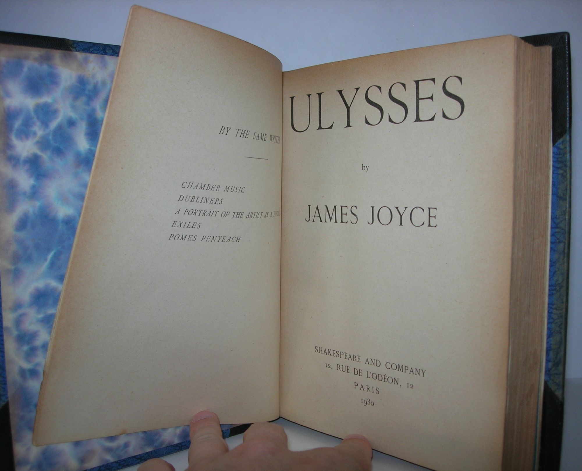 Ulysses By Joyce James Hardcover 1930 First Edition Eleventh