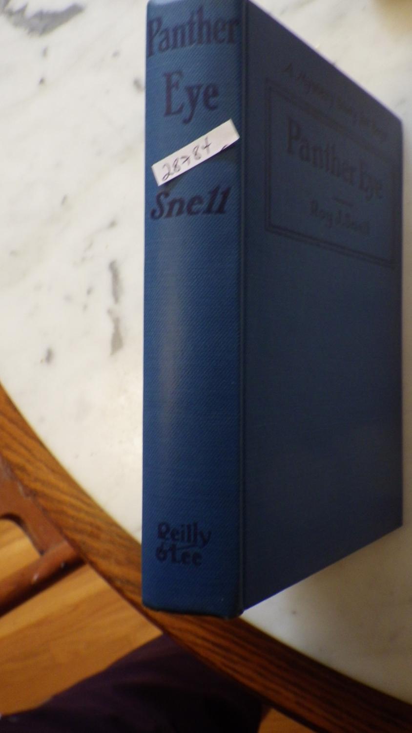 PANTHER EYE BY ROY SNELL, in Color Dustjacket, A mystery story for boys ...