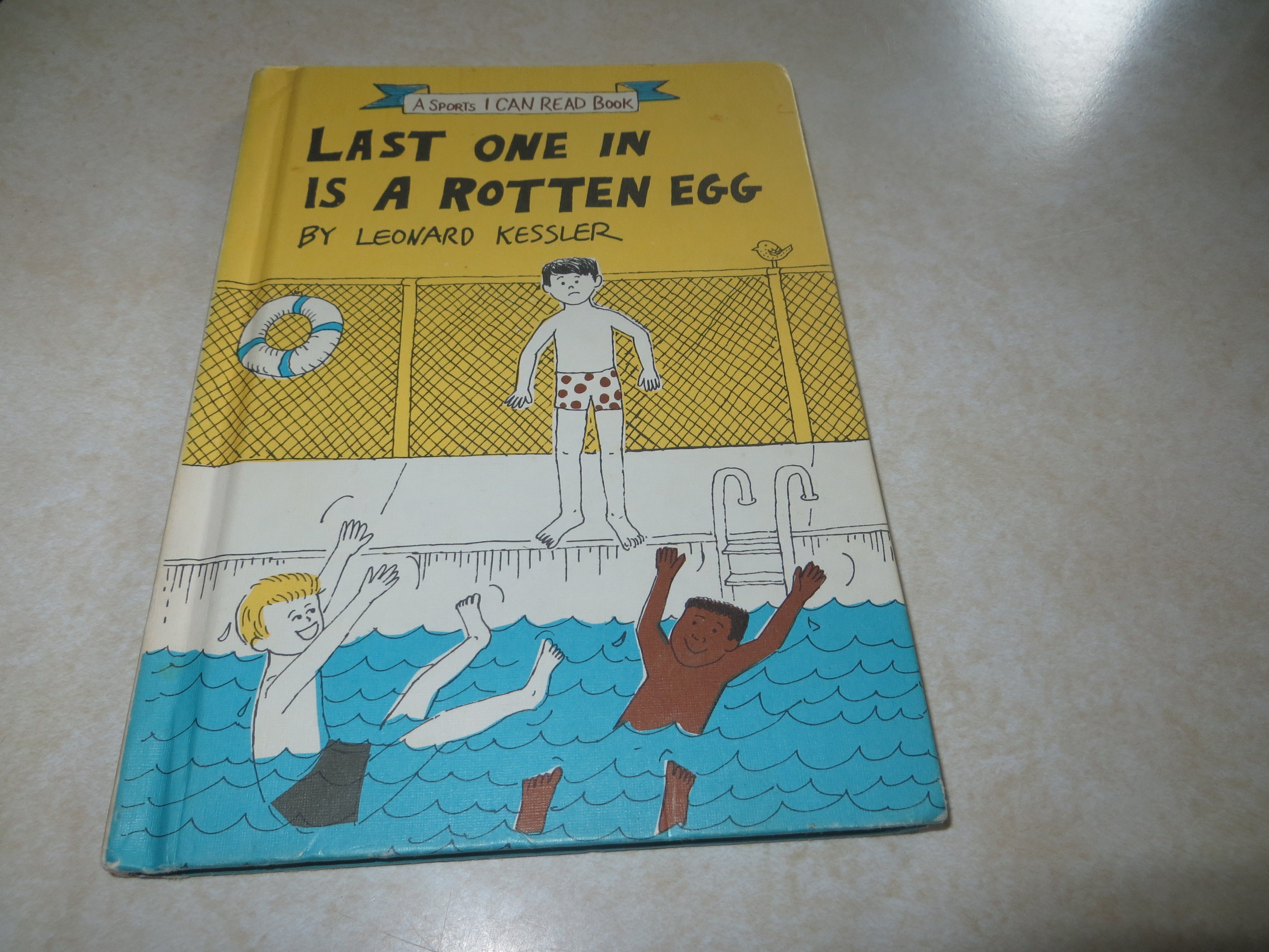 LAST ONE IN IS A ROTTEN EGG A Sports I Can Read Book by Leonard Kessler ...