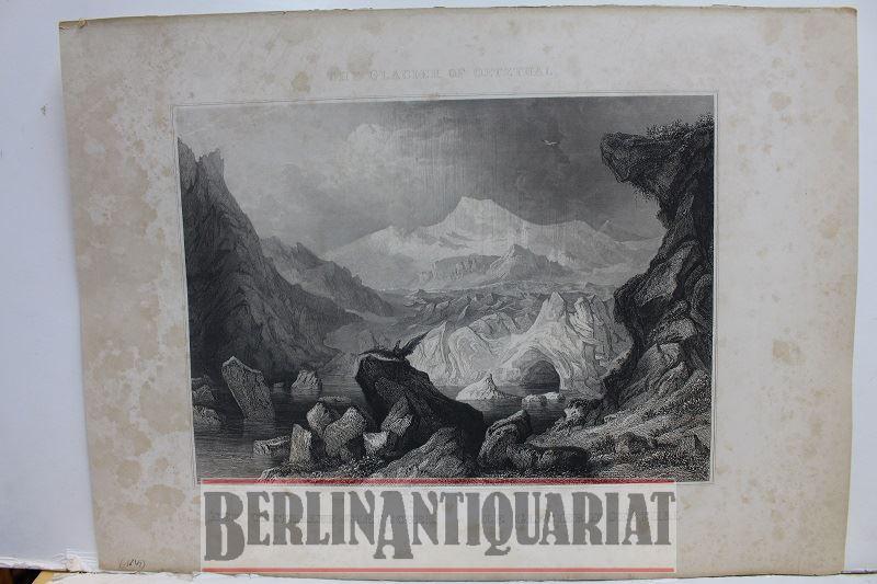 The Glacier of Oetzthal. Der Oetzthaler Gletscher. Le Glacier de ...