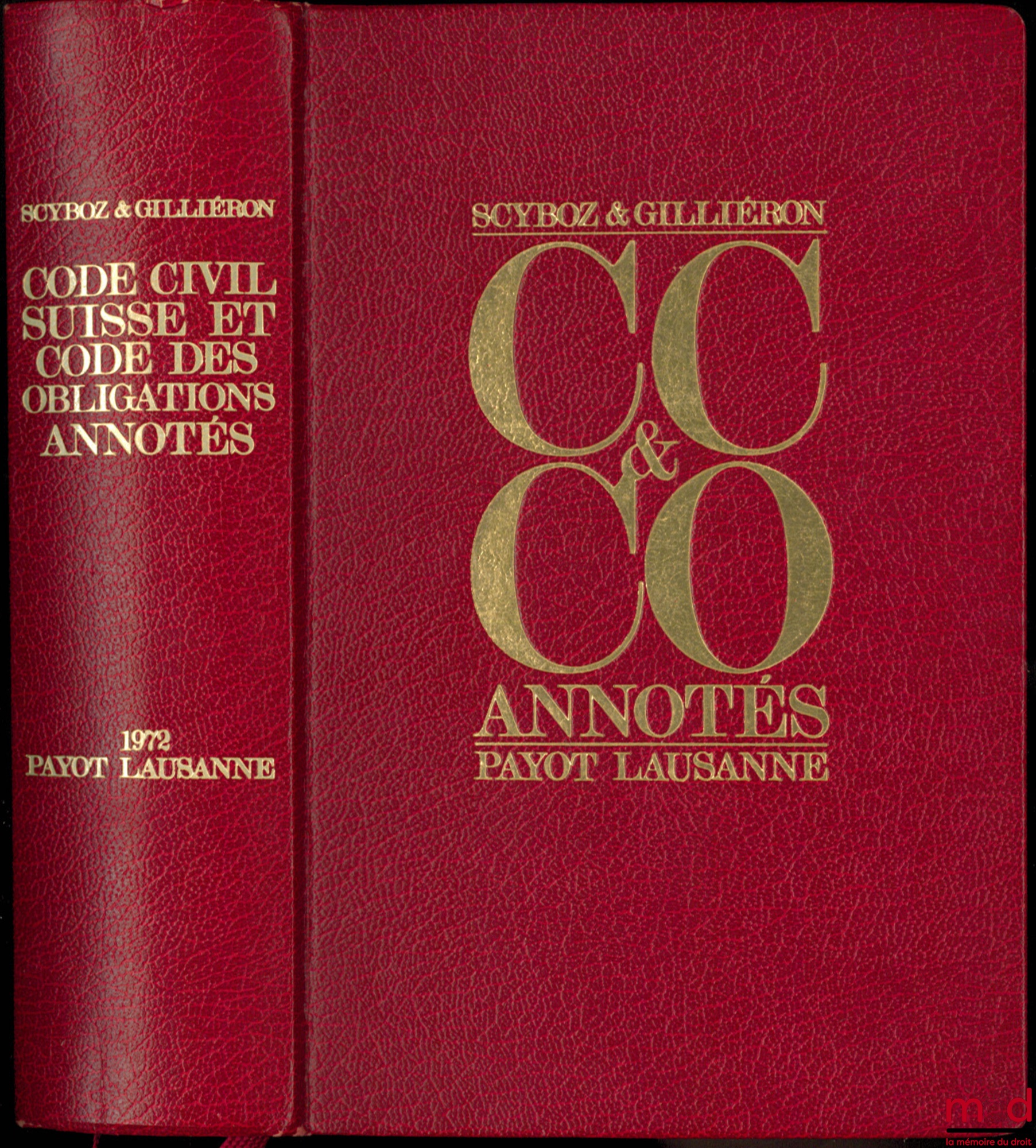 CODE CIVIL SUISSE ET CODE DES OBLIGATIONS ANNOTÉS, Édition entièrement ...