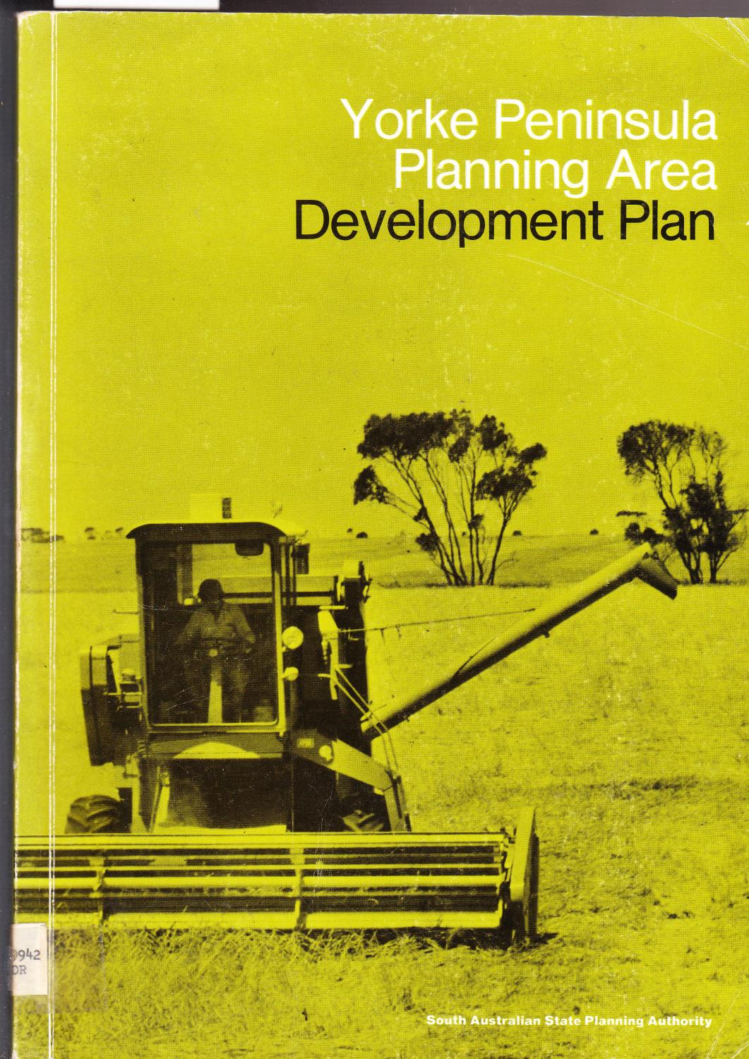 Yorke Peninsula Planning Area Development Plan by South Australian ...