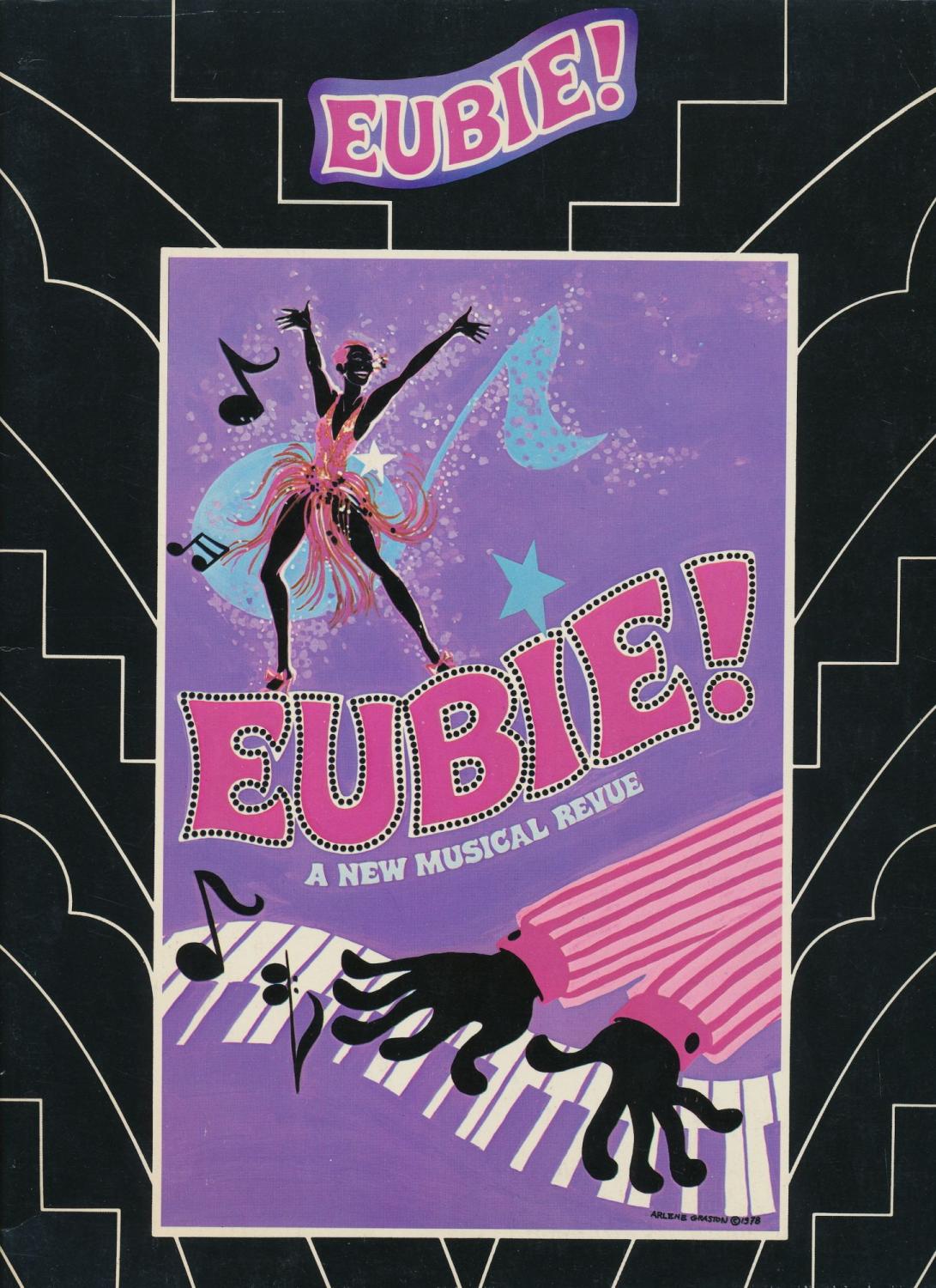 SIGNED. "Eubie! A New Musical" Printed Score , published by Warner Bros ...