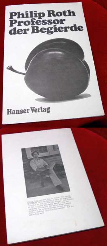 Professor der Begierde. Leseexemplar, unkorrigierte Manuskriptkopie. de ...