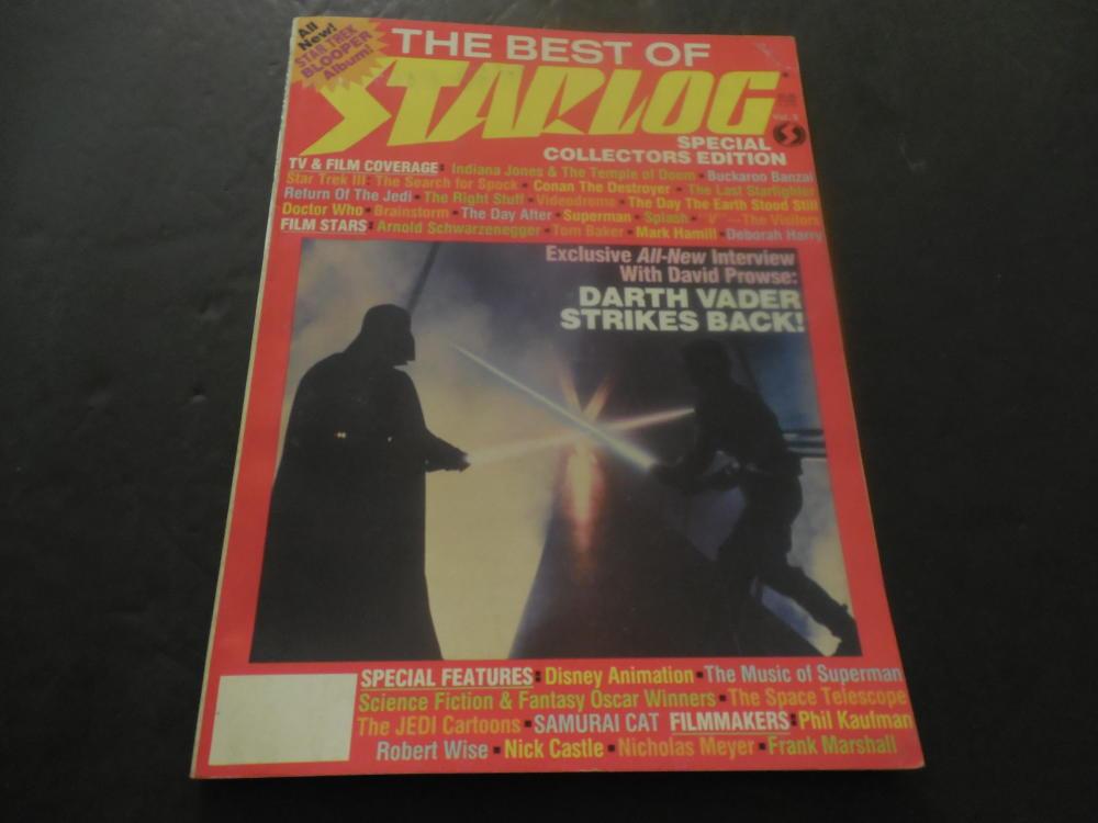 The Best Of Starlog #5 Darth Vader, Star Trek Blooper Album: Revista ...