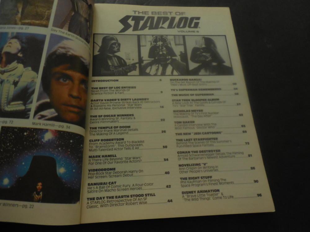 The Best Of Starlog #5 Darth Vader, Star Trek Blooper Album: Magazin ...