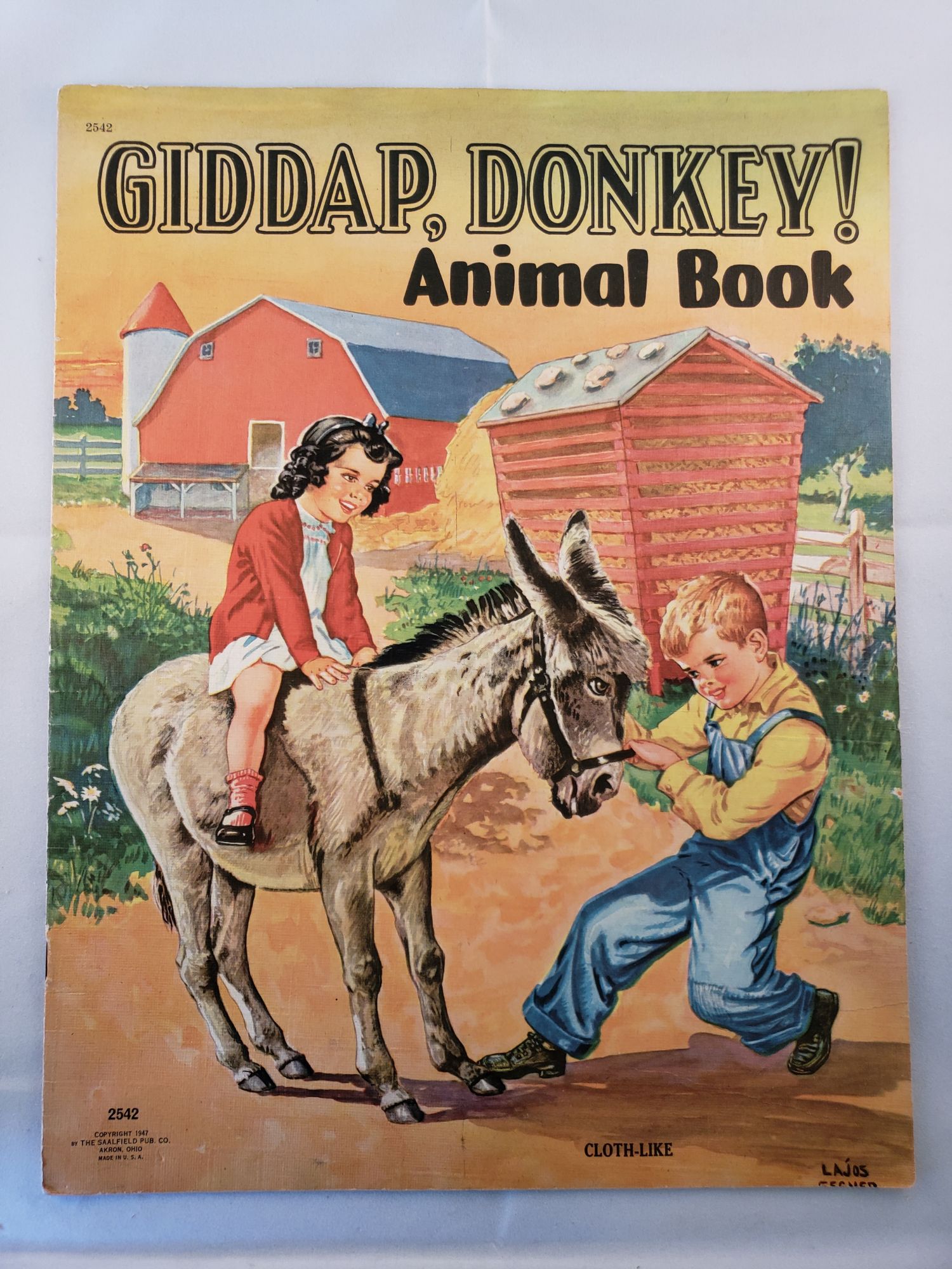 Giddap, Donkey! Animal Book by Segner, Lajos, illustrator | WellRead Books