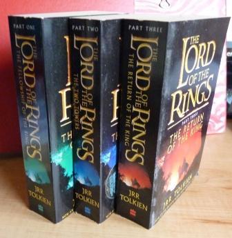 THE LORD OF THE RINGS - three volume set by Tolkien J R R: Paperback ...