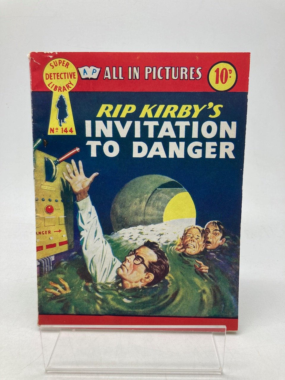 RIP KIRBY'S INVITATION TO DANGER. SUPER DETECTIVE LIBRARY NO. 144. by ...