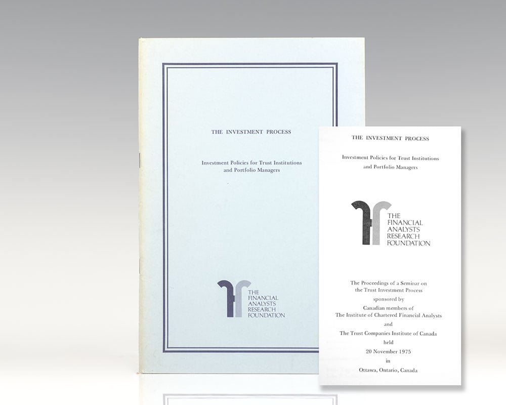 The Investment Process: Investment Policies for Trust Institutions and ...