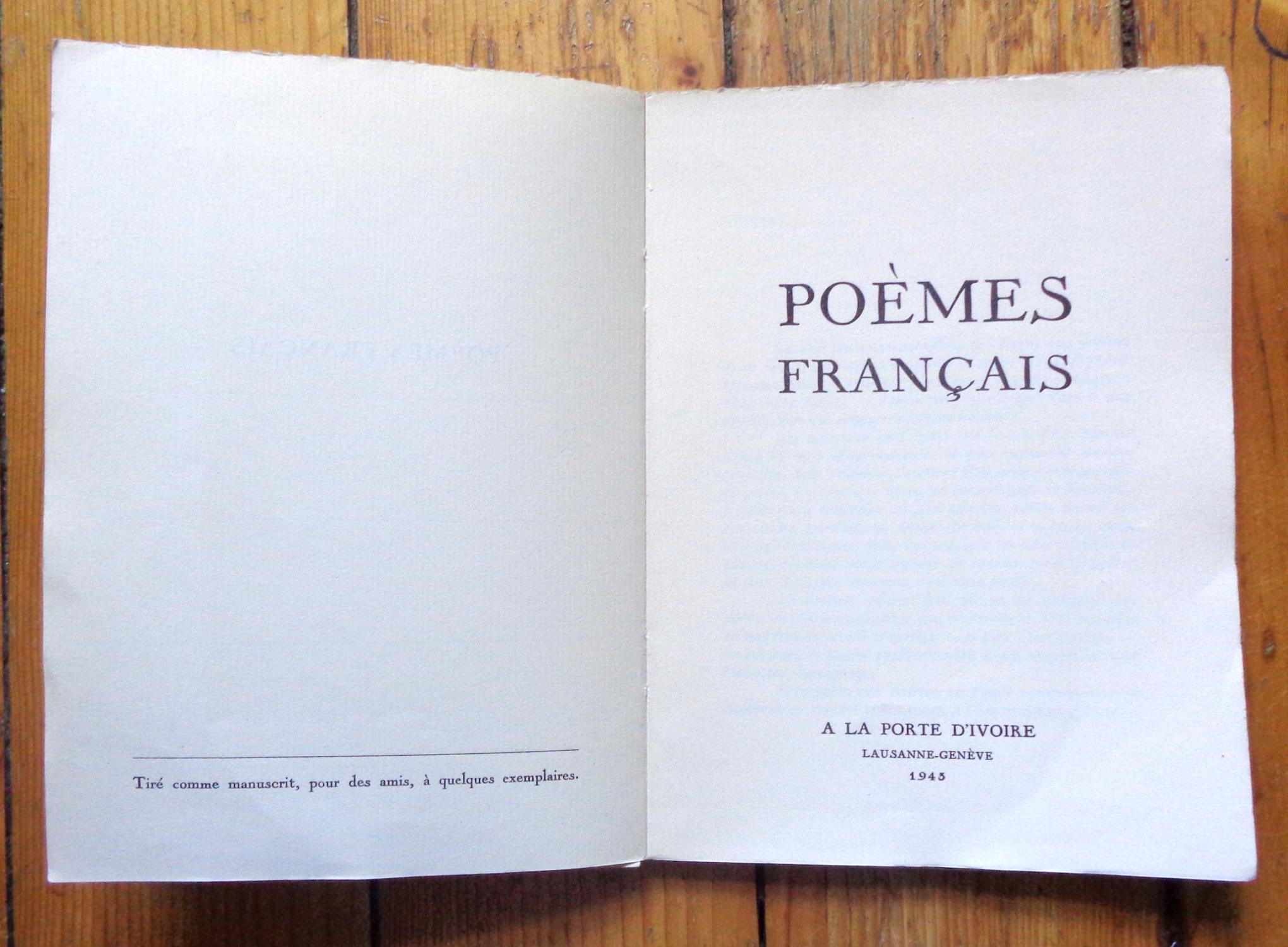 Poèmes français by Anonyme (Paul Eluard, Pierre Emmanuel, Pierre ...