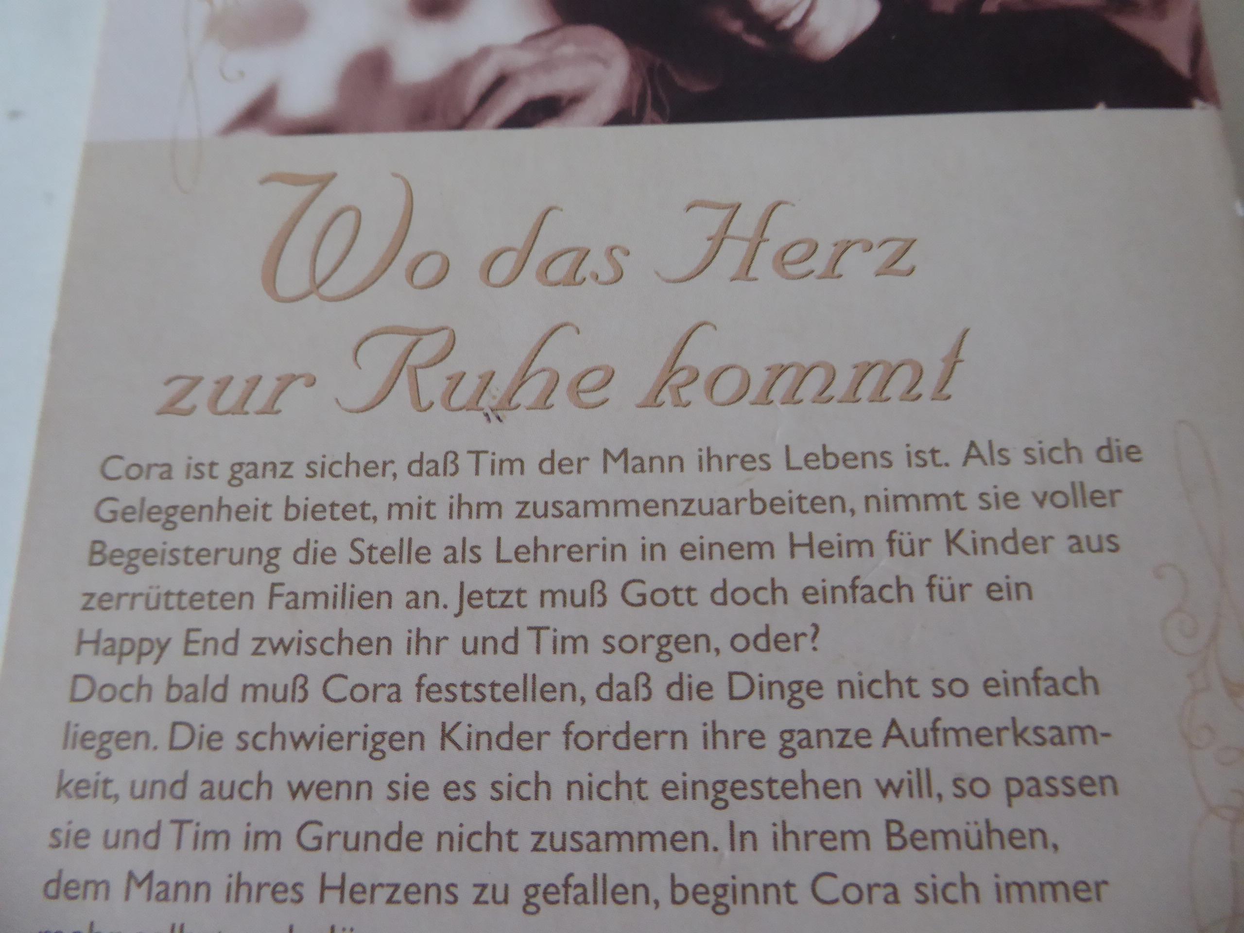 Wo das Herz zur Ruhe kommt. Heartsong. TB by Rae Simons: SEHR GUT ...