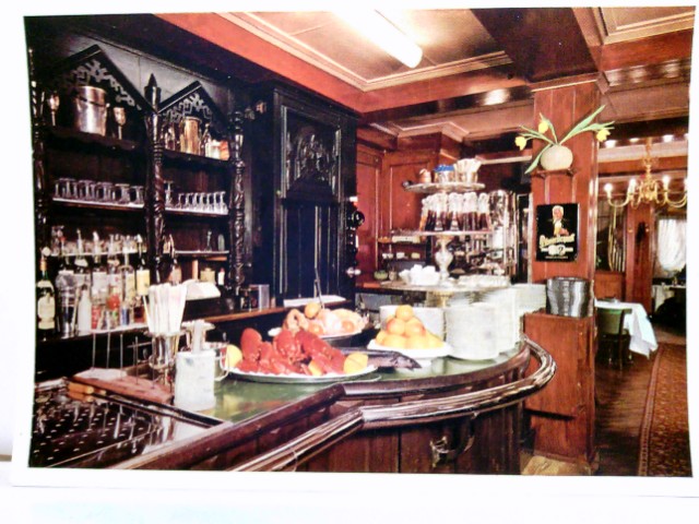 AK Restaurant " Onkel Hugo ". Hamburg. Reeperbahn 61. Innenansicht ...