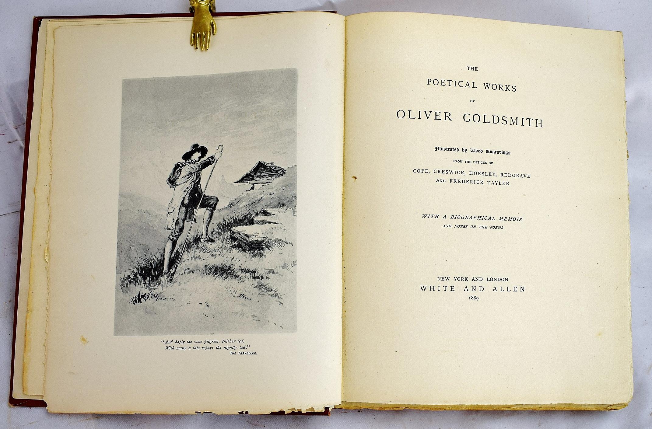 The poetical works of Oliver Goldsmith, by Oliver Goldsmith: Very Good ...