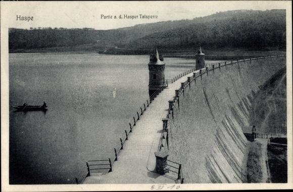 Ansichtskarte / Postkarte Haspe Hagen Westfalen, Partie an der Hasper ...