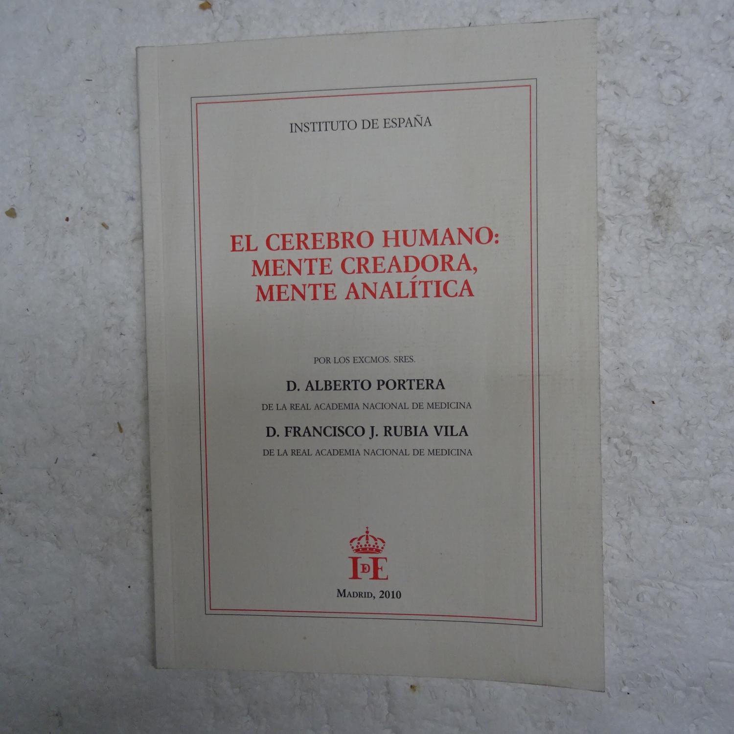 EL CEREBRO HUMANO: MENTE CREADORA, MENTE ANALITICA. by PORTERA, Alberto ...