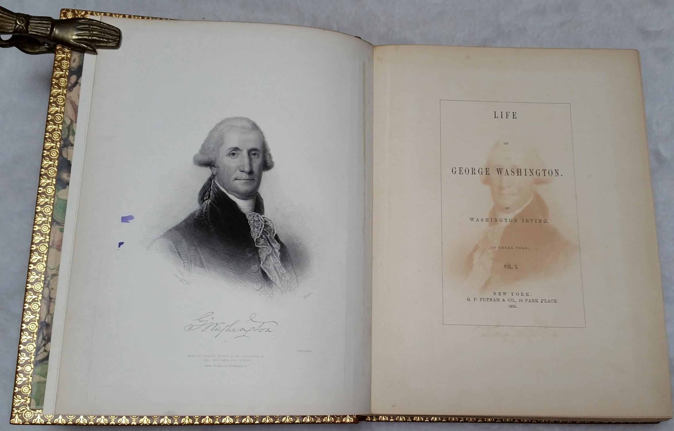Life of George Washington (Extra-Illustrated in Five Volumes) by Irving ...