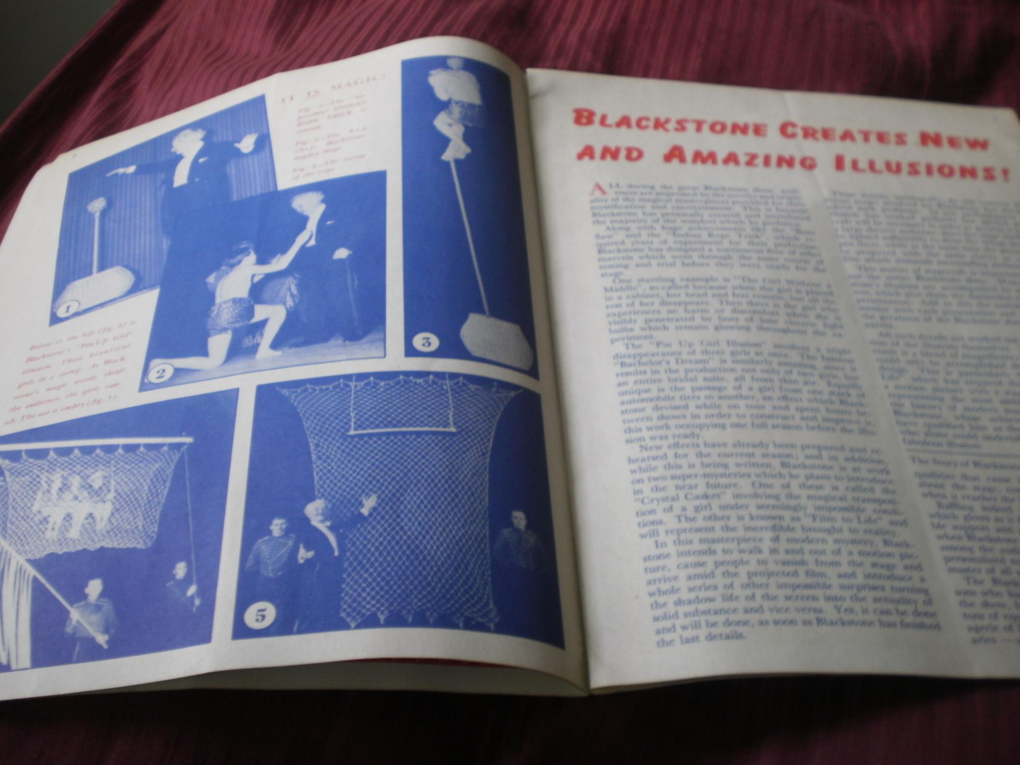 Blackstone's Secrets Of Magic Souvenir Program: (1945) Magazine ...