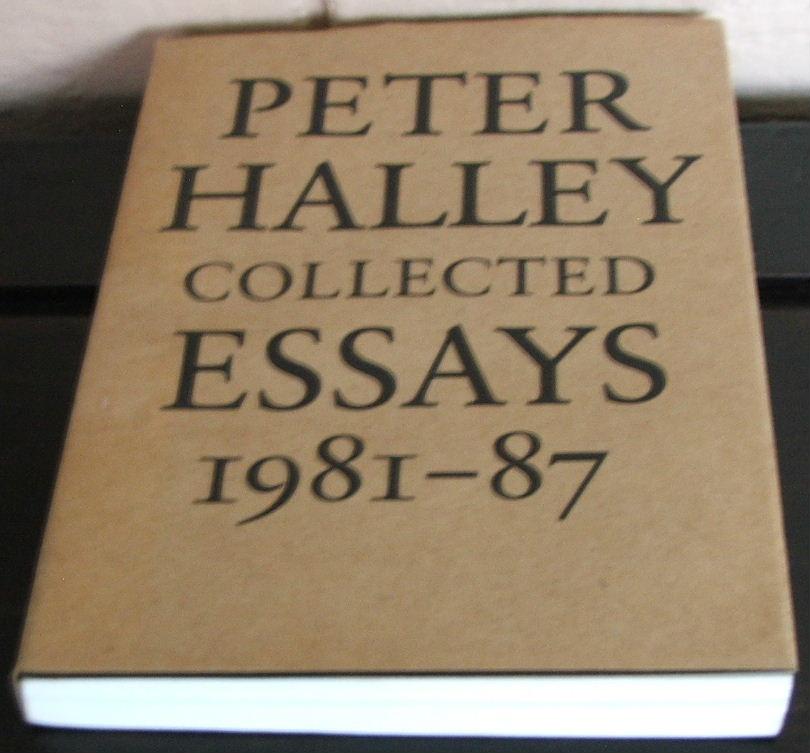 Peter Halley Collected Essays, 1981-87 by Peter Halley: Near Fine Soft ...