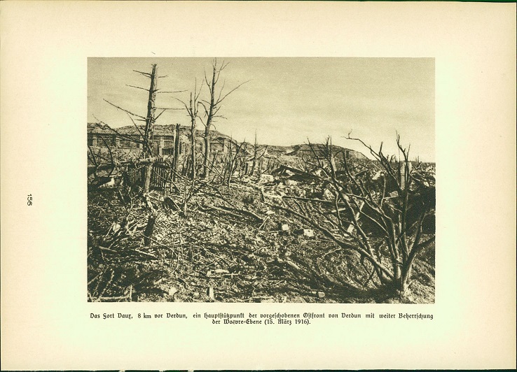 Kupfertiefdruck : Fort Vaux Ostfront bei Verdun (15.03.1916) - 1 ...