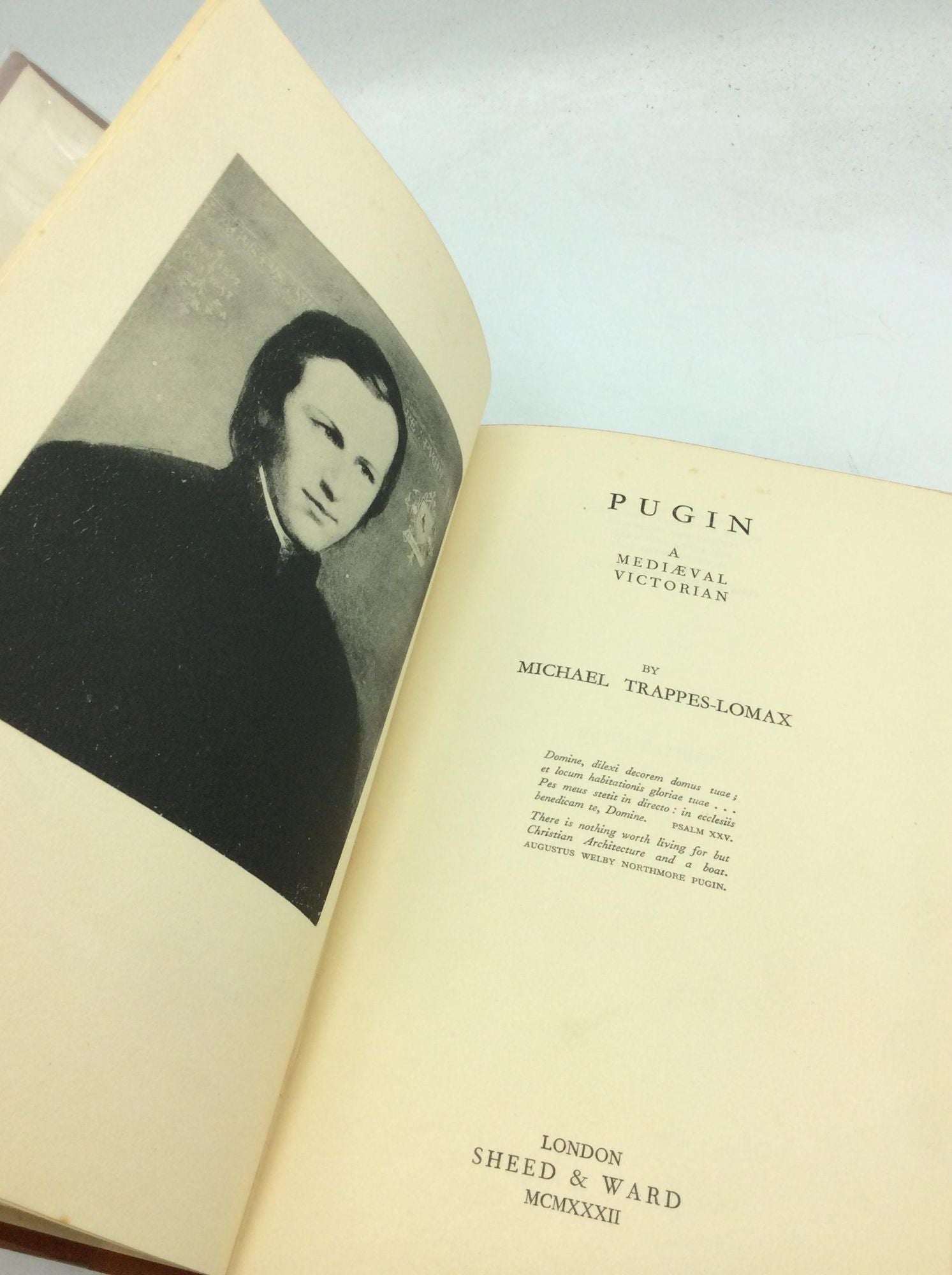 PUGIN: A Mediaeval Victorian by Michael Trasppes-Lomax: Hardcover (1932 ...