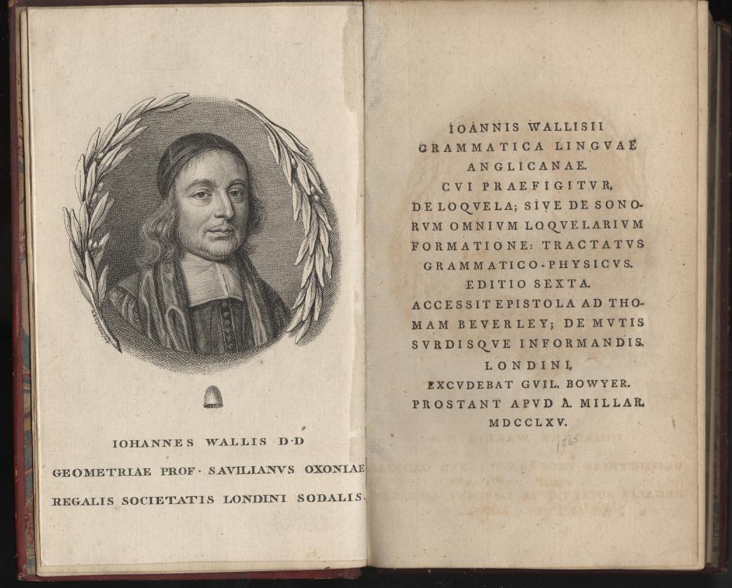 Grammatica Linguae Anglicanae by Wallis John: Very Good Condition ...