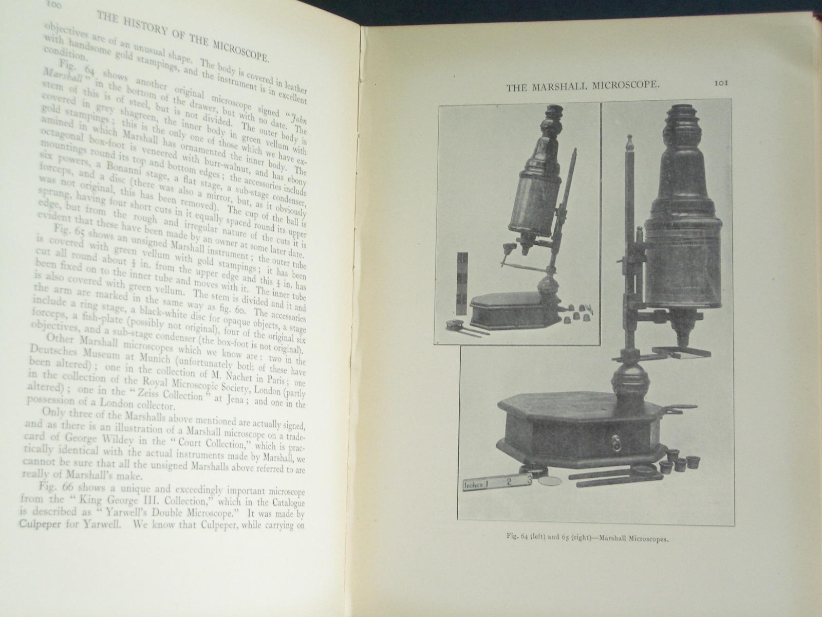 The History Of The Microscope Compiled From Original Instruments And Documents Up To The