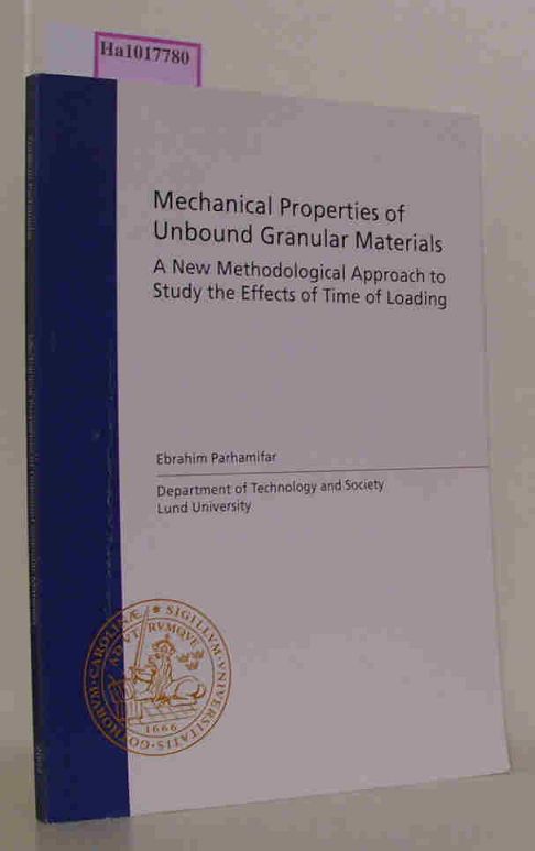 Mechanical Properties of Unbound Granular Materials. A New ...