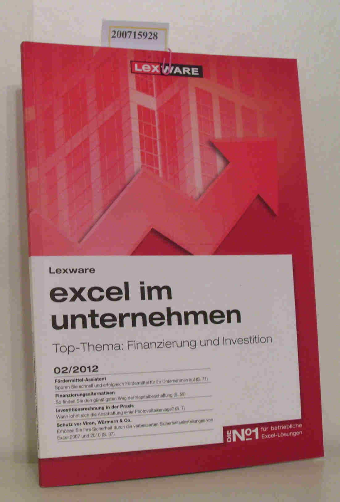 Lexware - Excel im Unternehmen 02/2012 Top-Thema: Finanzierung und ...