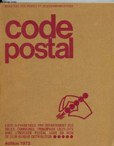 CODE POSTAL by COLLECTIF: bon Couverture souple (1972) | Le-Livre