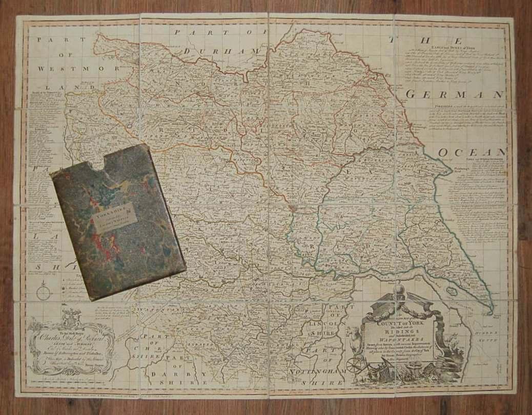 An Accurate Map of the County of York, Divided into it's Ridings and ...