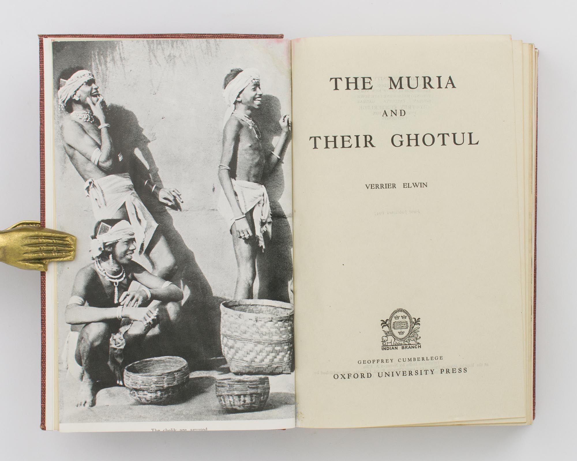 The Muria and their Ghotul by ELWIN, Verrier: Very Good (1947 ...