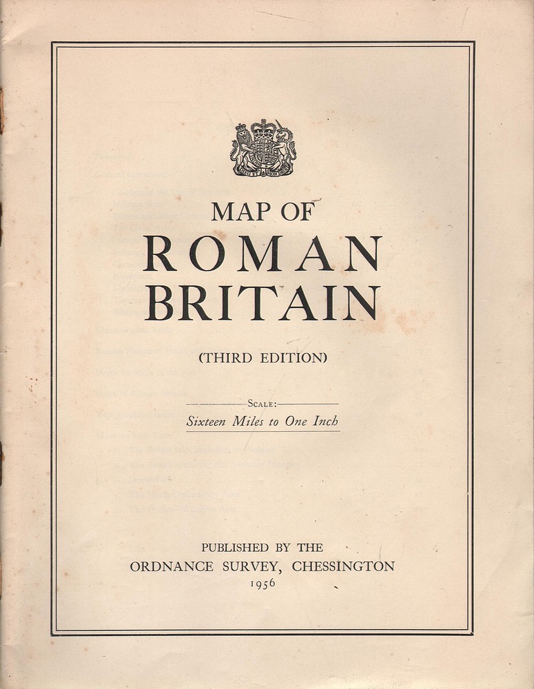 Map of Roman Britain by Various: (1956) Third Edition. Map | Mr ...