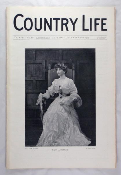 Original Issue of Country Life Magazine Dated December 16th 1905 with a ...