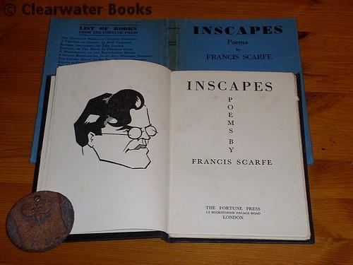 Inscapes. Poems by FRANCIS SCARFE.: Good Hardcover (1940) 1st Edition ...