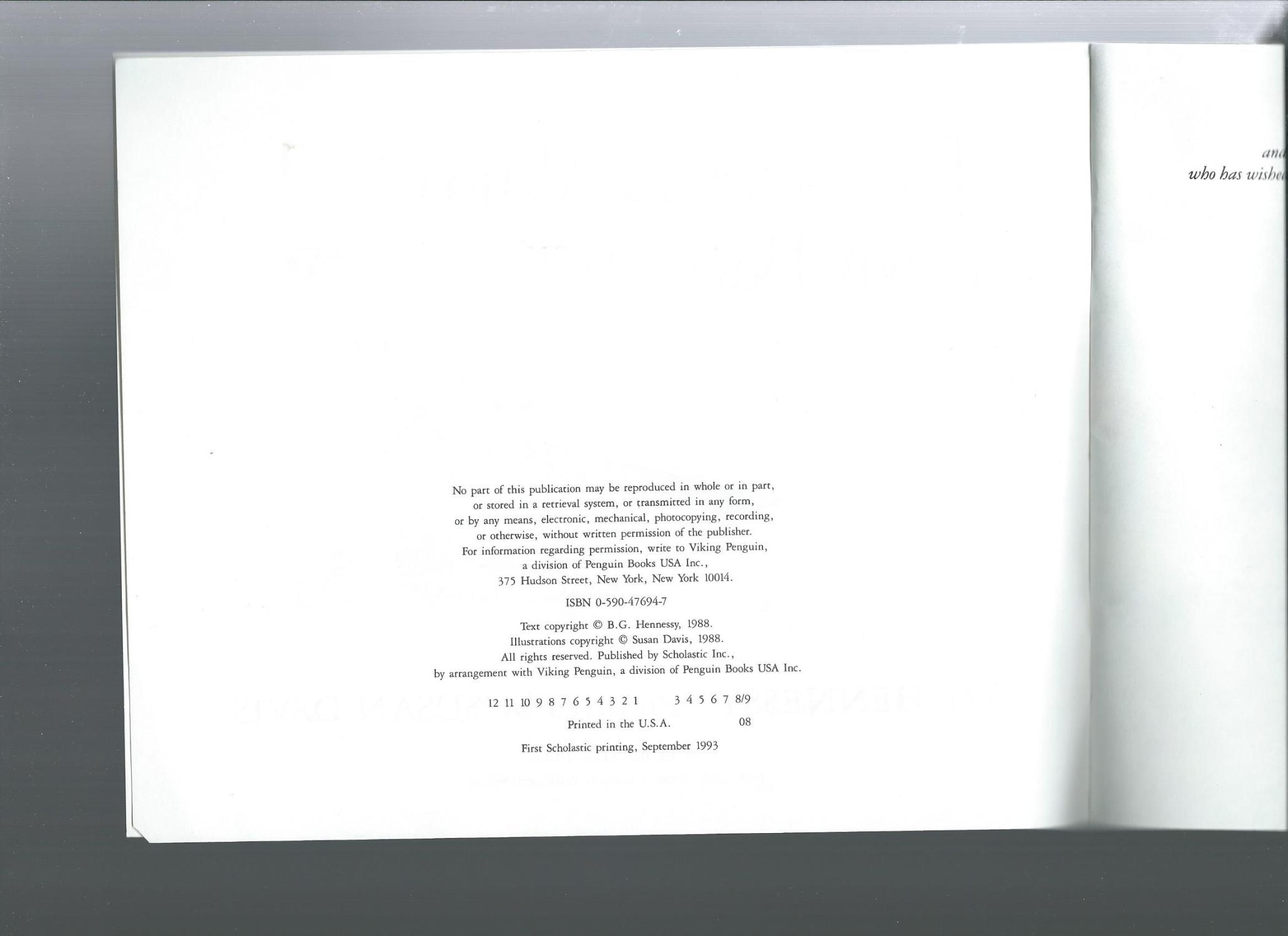 THE DINOSAUR WHO LIVED IN MY BACKYARD by Hennessy, B G / illust.by ...