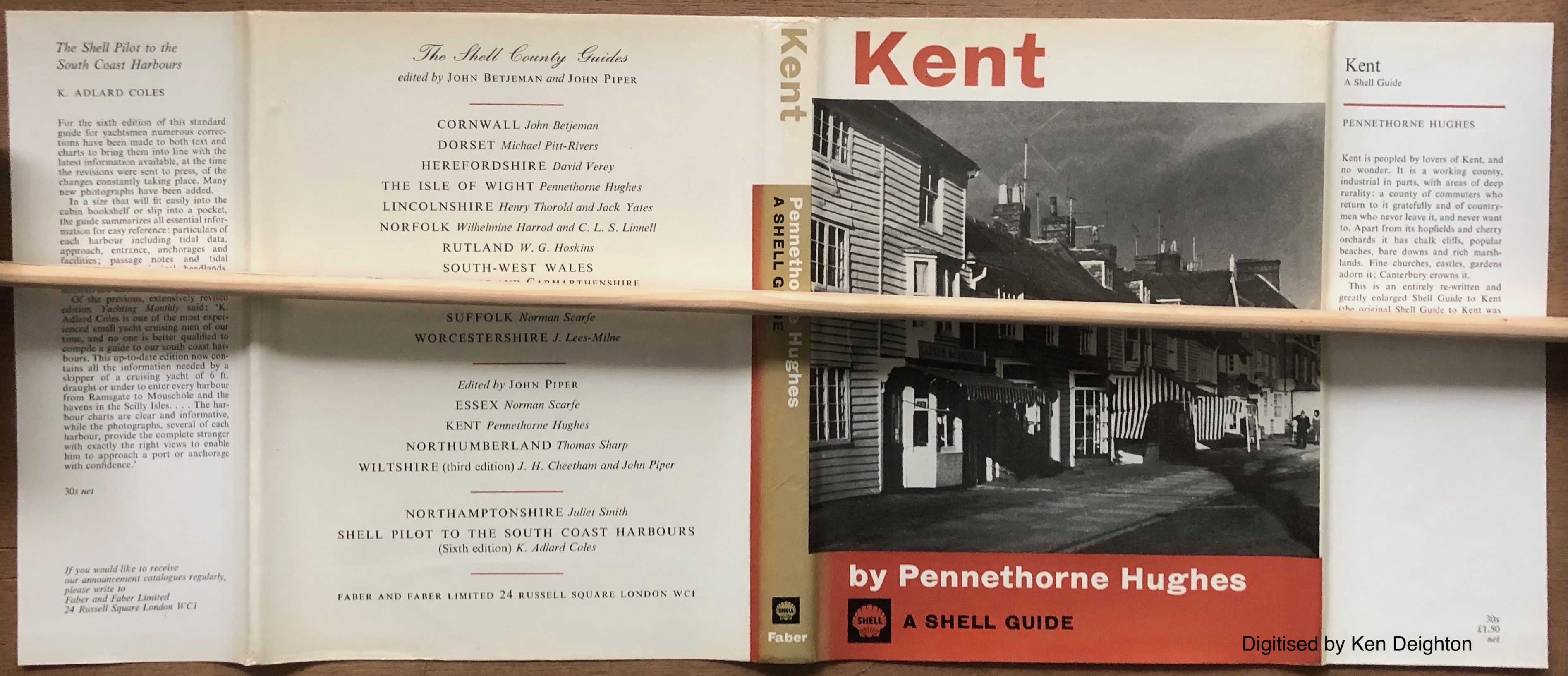 Kent A Shell Guide WITH PUBLISHER'S COMPLIMENTS SLIP TO VERNON NYE THE ...
