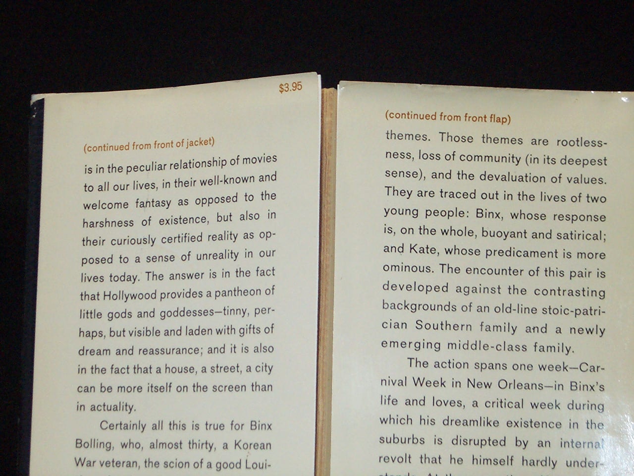 THE MOVIEGOER by PERCY, WALKER: F | JOHN LUTSCHAK BOOKS