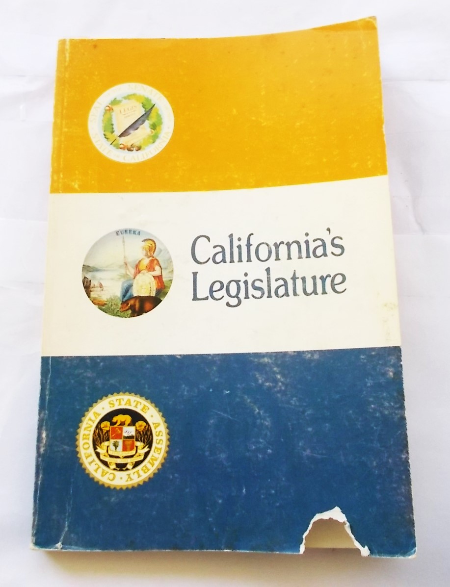 California's Legislature 1976 (Signed By Then-California State Senator ...
