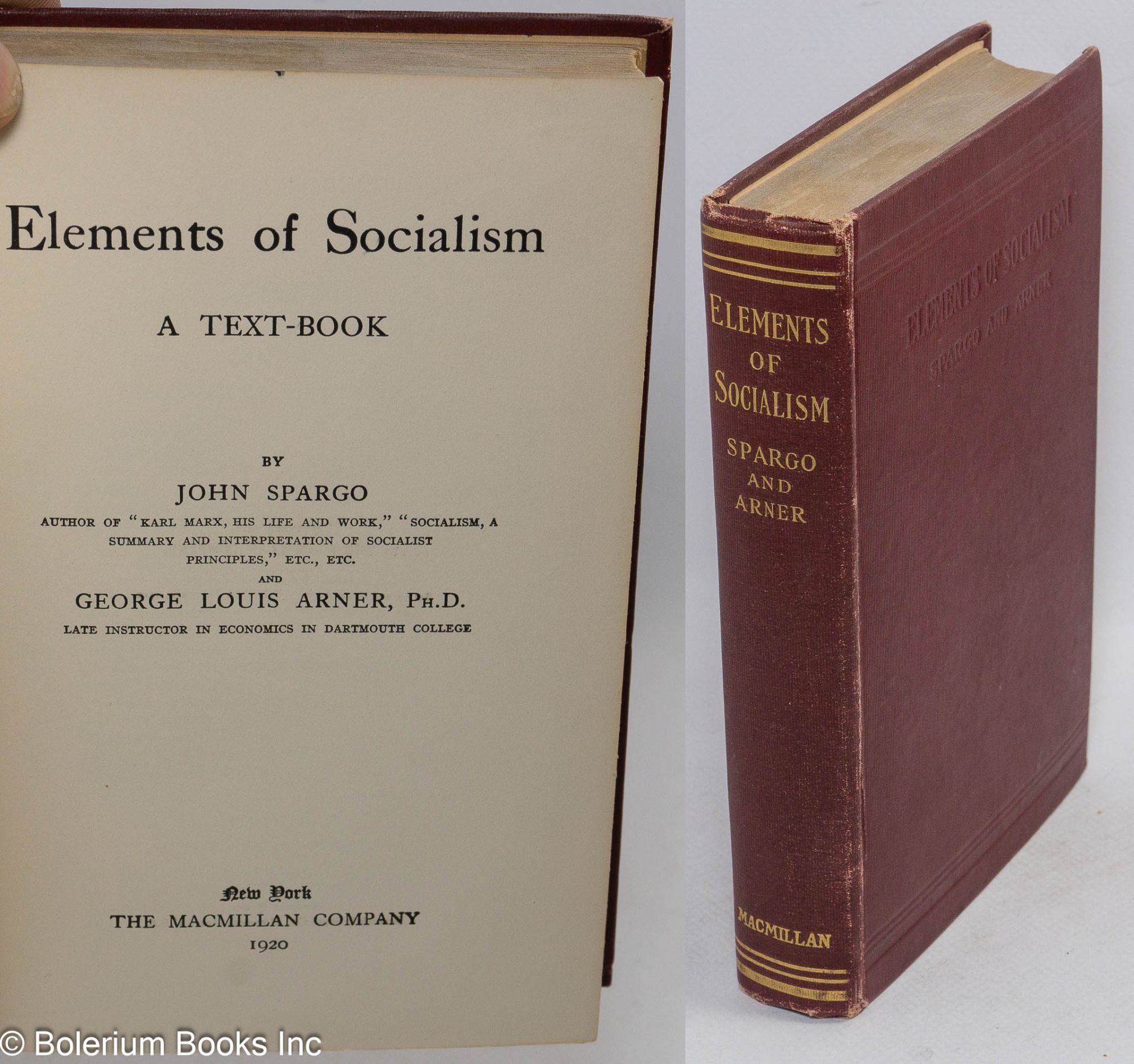 Elements of socialism: a text-book by Spargo, John and George Louis ...